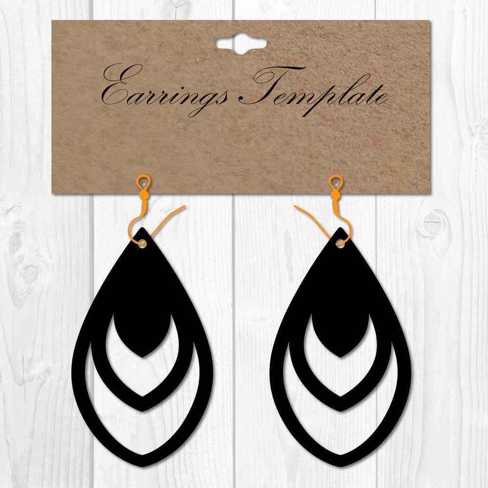 10 Teardrop Earring SVG Templates Ubicaciondepersonas cdmx gob mx