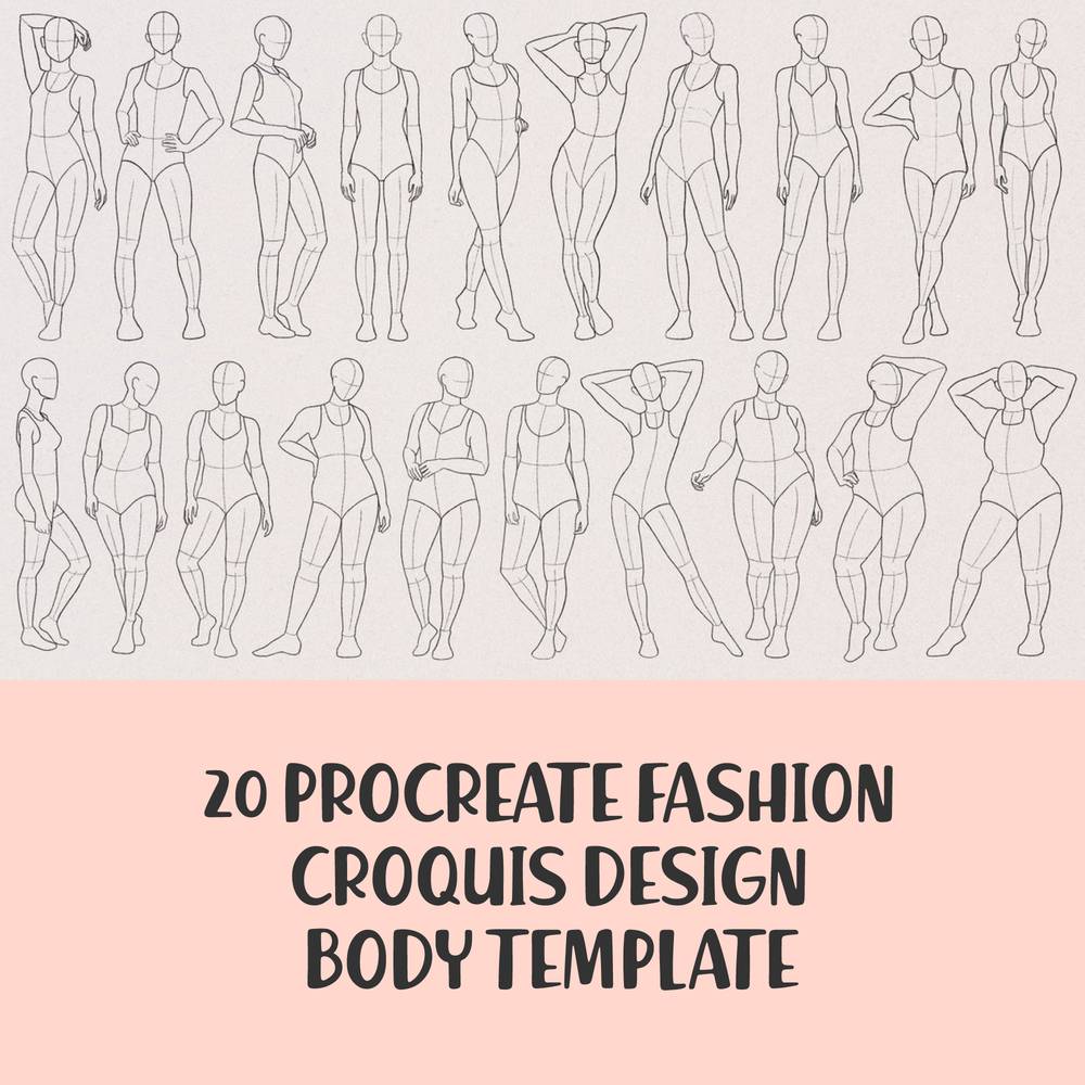 Procreate Tattoo Body Templates