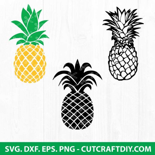 Pineapple SVG | Pineapple SVG Bundle | Summer SVG | Pineapple Clipart ...