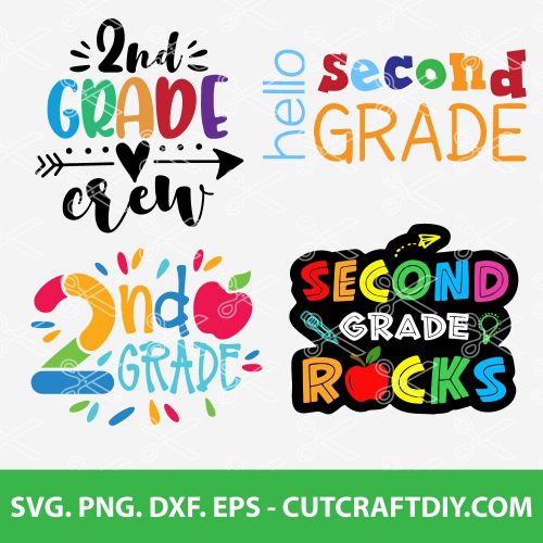 2nd Grade SVG | School SVG | Pencil SVG | First Day of School SVG
