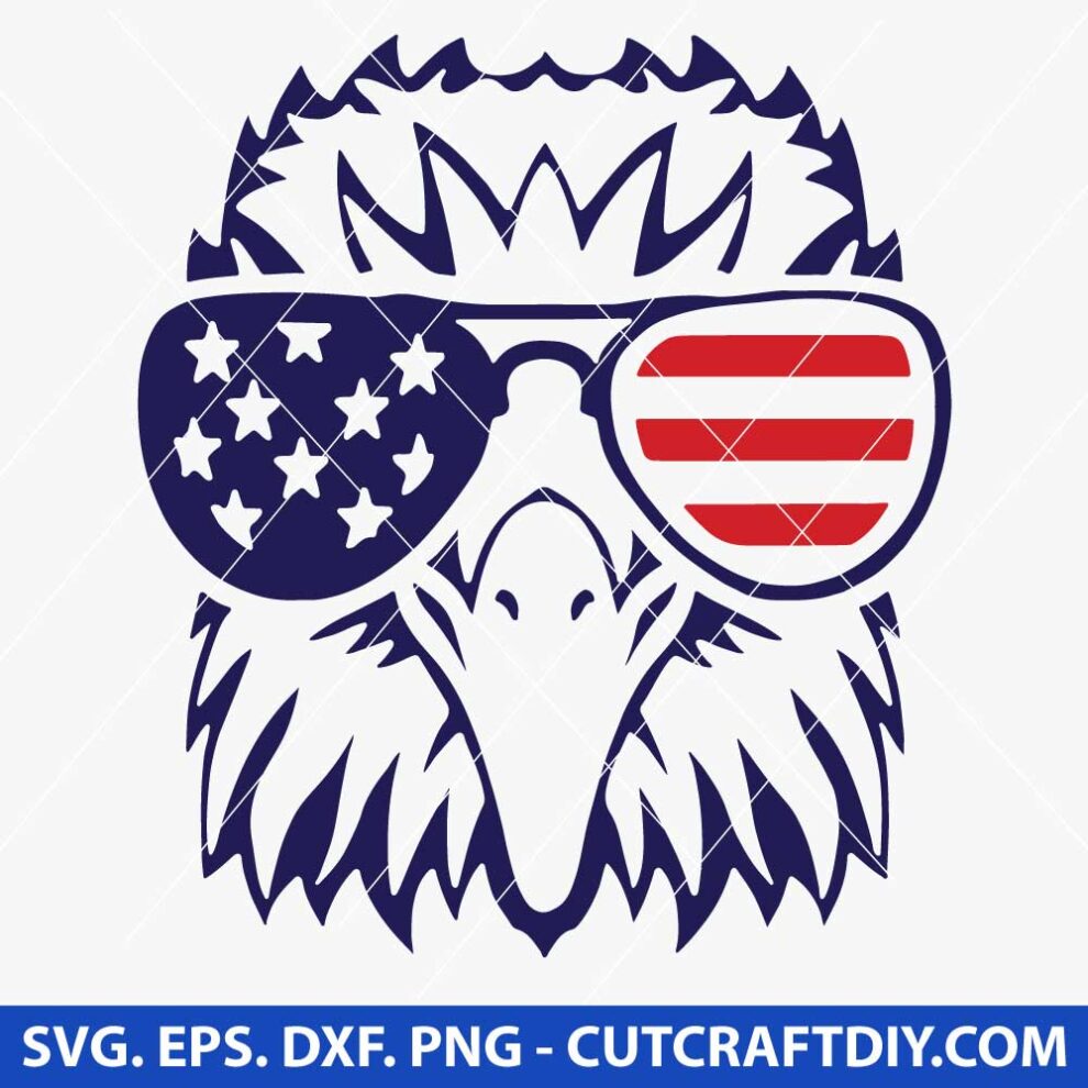 4th of July Svg, Memorial Day Svg, Eagle Flag Svg, American Flag Svg ...
